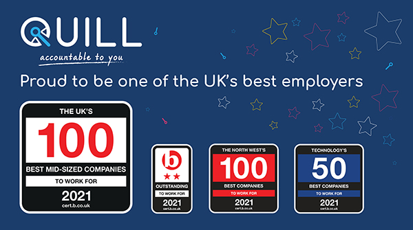 Quill named one of the UK’s 2021 Best Mid-Sized Technology Companies to ...