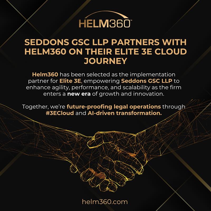 Seddons GSC LLP partners with Helm360 on their Elite 3E cloud journey ...